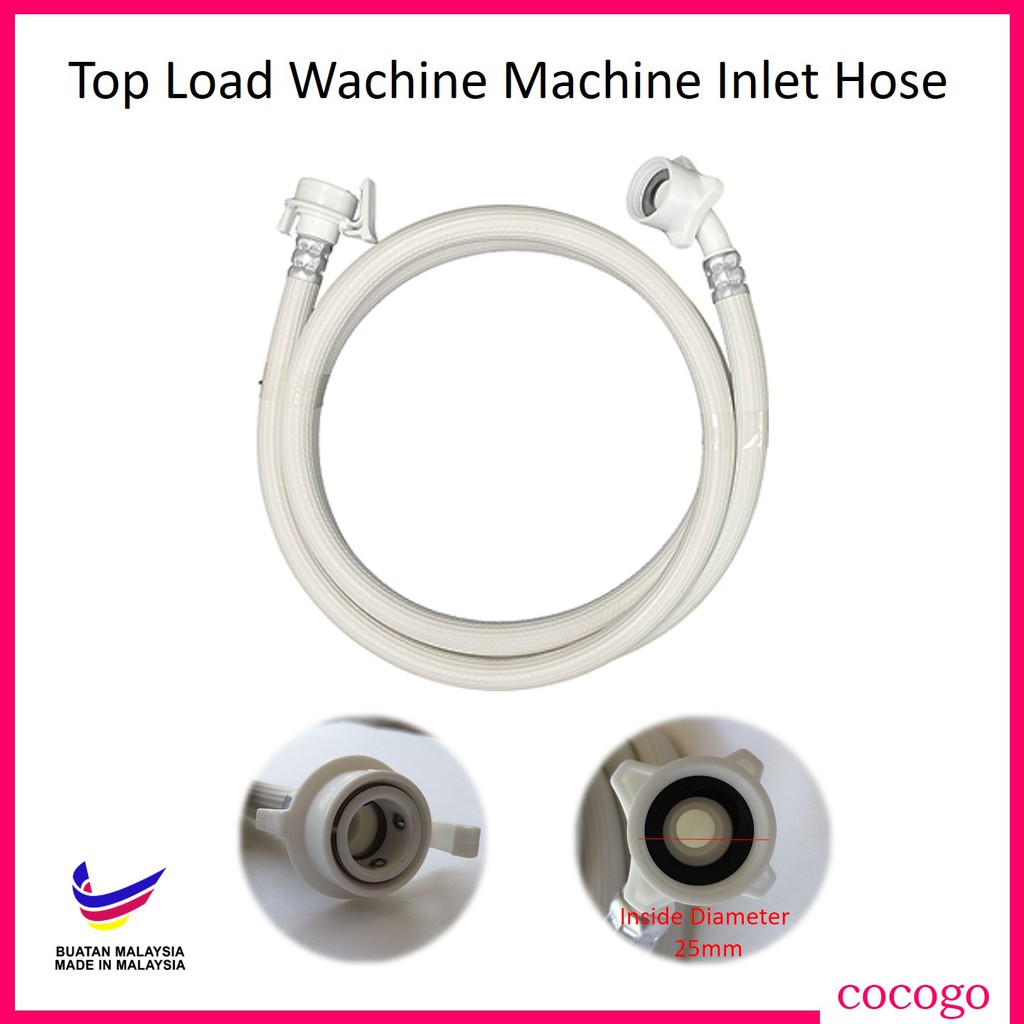 Top Load Wachine Machine Inlet Hose (2 meter, 3 Meter, 4 Meter, 5 Meter ...