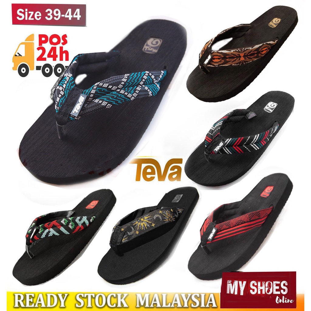 Clean Stock Teva Men Fashion Slipper Size 39-44 | Lelaki Teva fashion selesa ringan Selipar 2022 ...
