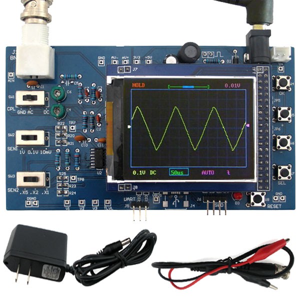 🔥Hot !!🔥 Assembled DSO138 2.4" TFT Digital Oscilloscope (1Msps) + Probe ...