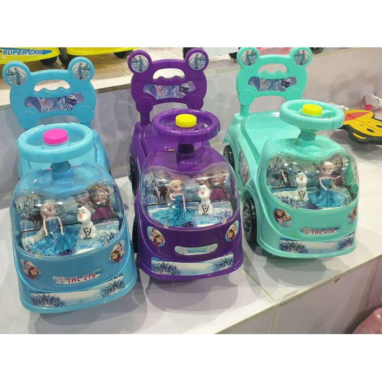 Kids Music Ride On Car Push Car With Front Doll - FROZEN/ HELLO KITTY ...