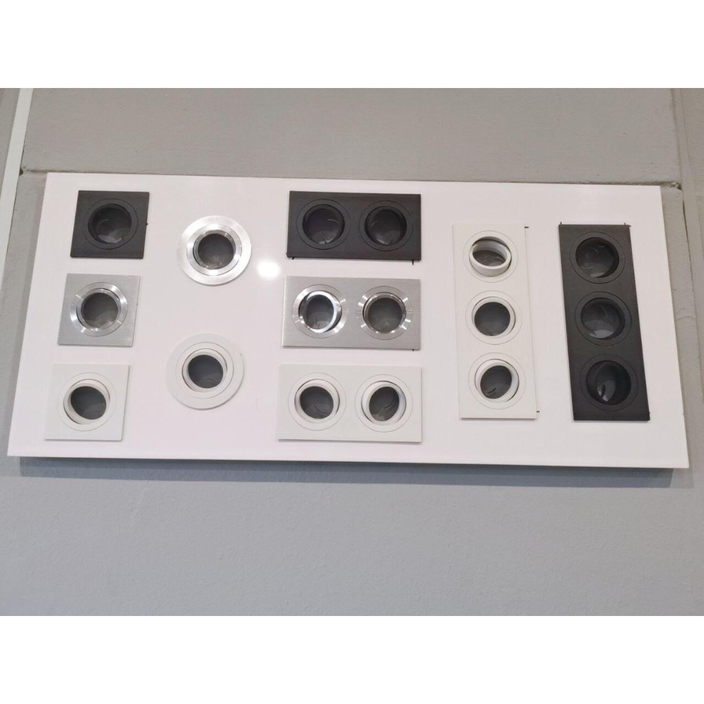 GU10 Downlight Casing Fixture/Solid Aluminium Spotlight | Shopee Malaysia