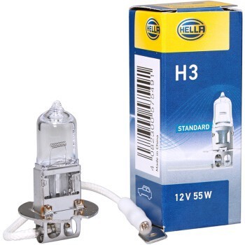 100% Genuine Hella H3 12V 55W Fog Lamp Halogen Light Bulb | Shopee Malaysia
