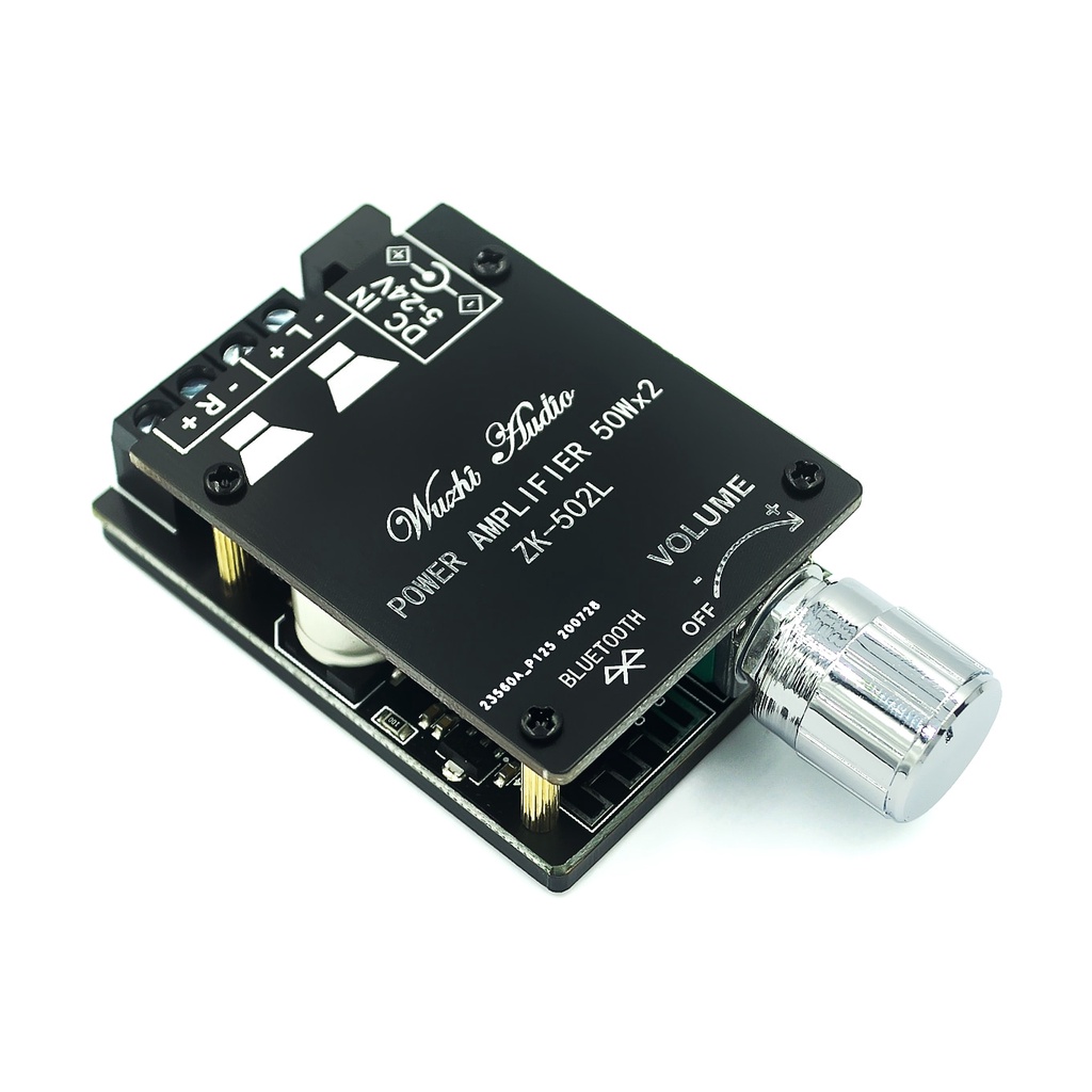 ZK-502L MINI Bluetooth 5.0 DC 5-24V Wireless Audio Digital Power ...