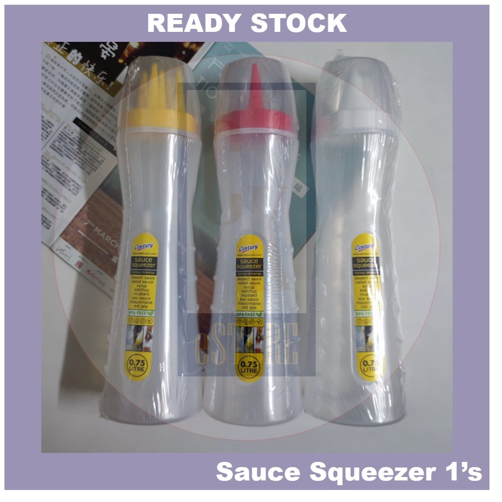 Botol Acuan Roti Jala 750ml 1/3/5 Mata Century Multipurpose Sauce ...