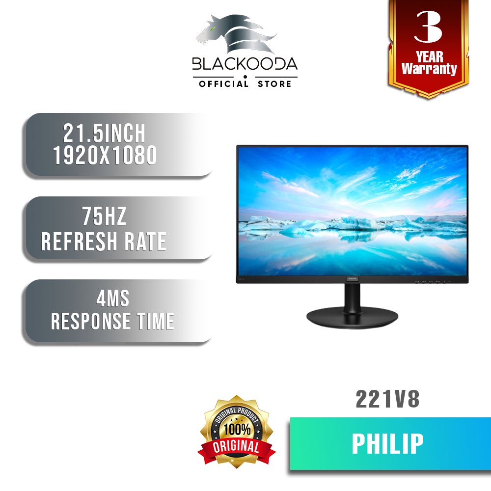 Philips 221V8 / 241V8 / 241V8L / 271V8 Full HD 75Hz Adaptive Sync LED ...