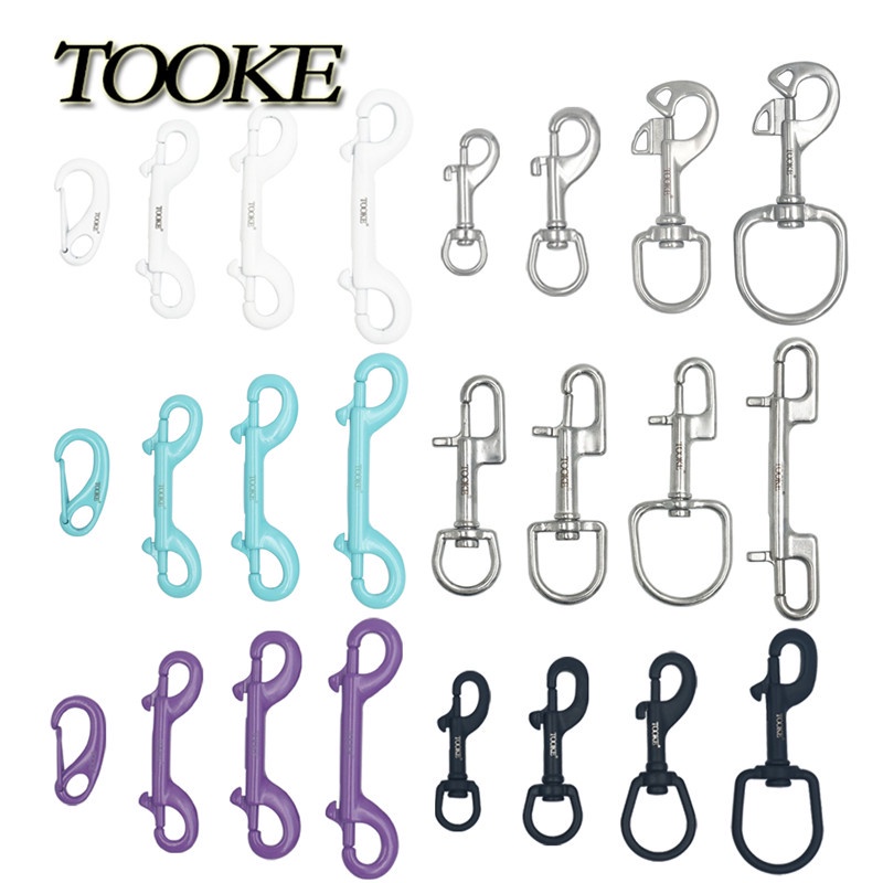 TOOKE 316 Stainless Steel Blind Buckle Single Head Hook Double Color ...