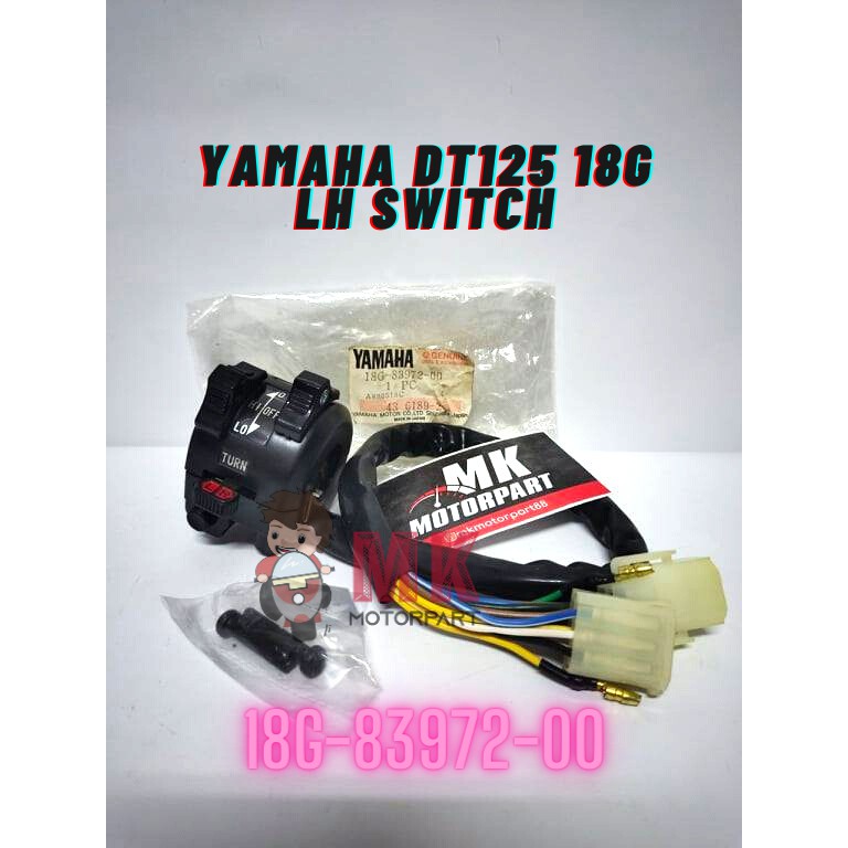 💯O R I G I N A L NOS Yamaha DT125 18G DT175 18L 🇯🇵 AD LH Left Handle ...