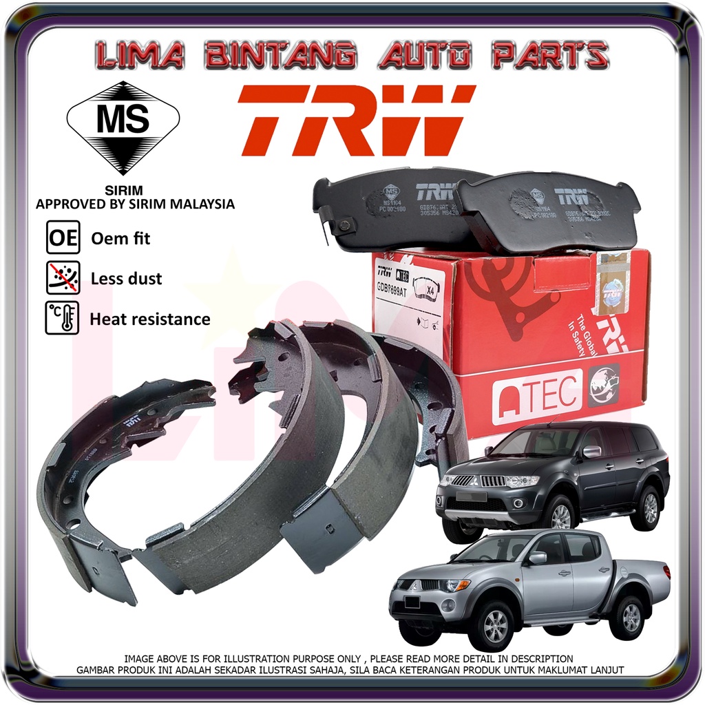 Mitsubishi Triton KA2T 2WD , KB4T 4WD , Lite , Pajero Sport Front Brake ...