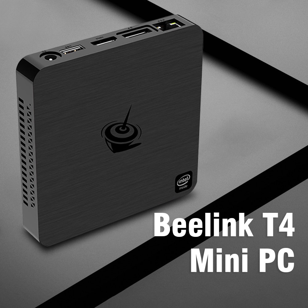 Beelink T4 New Desktop Mini PC Computer 1000Mbps Intel Atom x5 - Z8500 ...