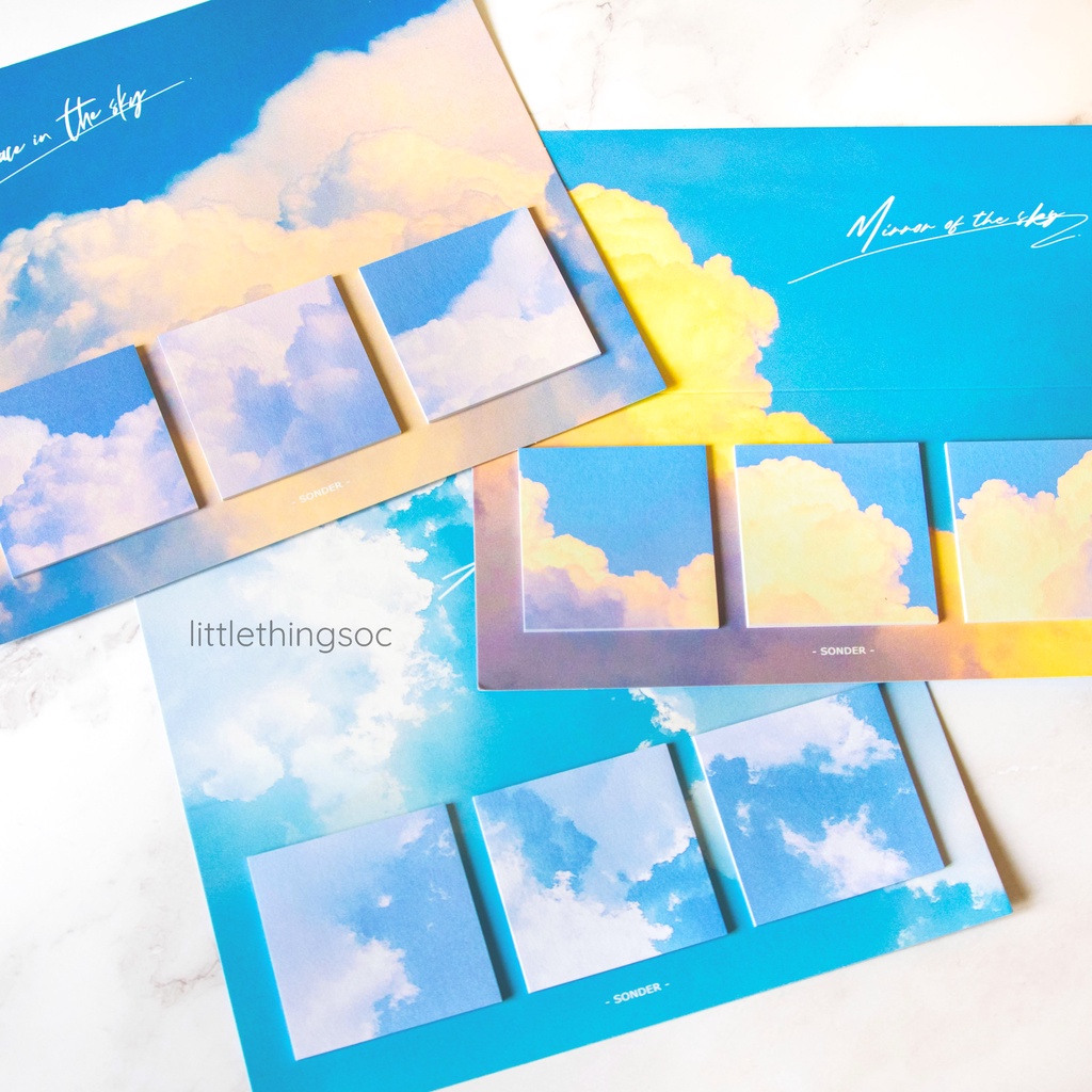 BACK TO SCHOOL 📚 Sticky Note Pad 12 Design 4 Series 60pcs Landscape ...