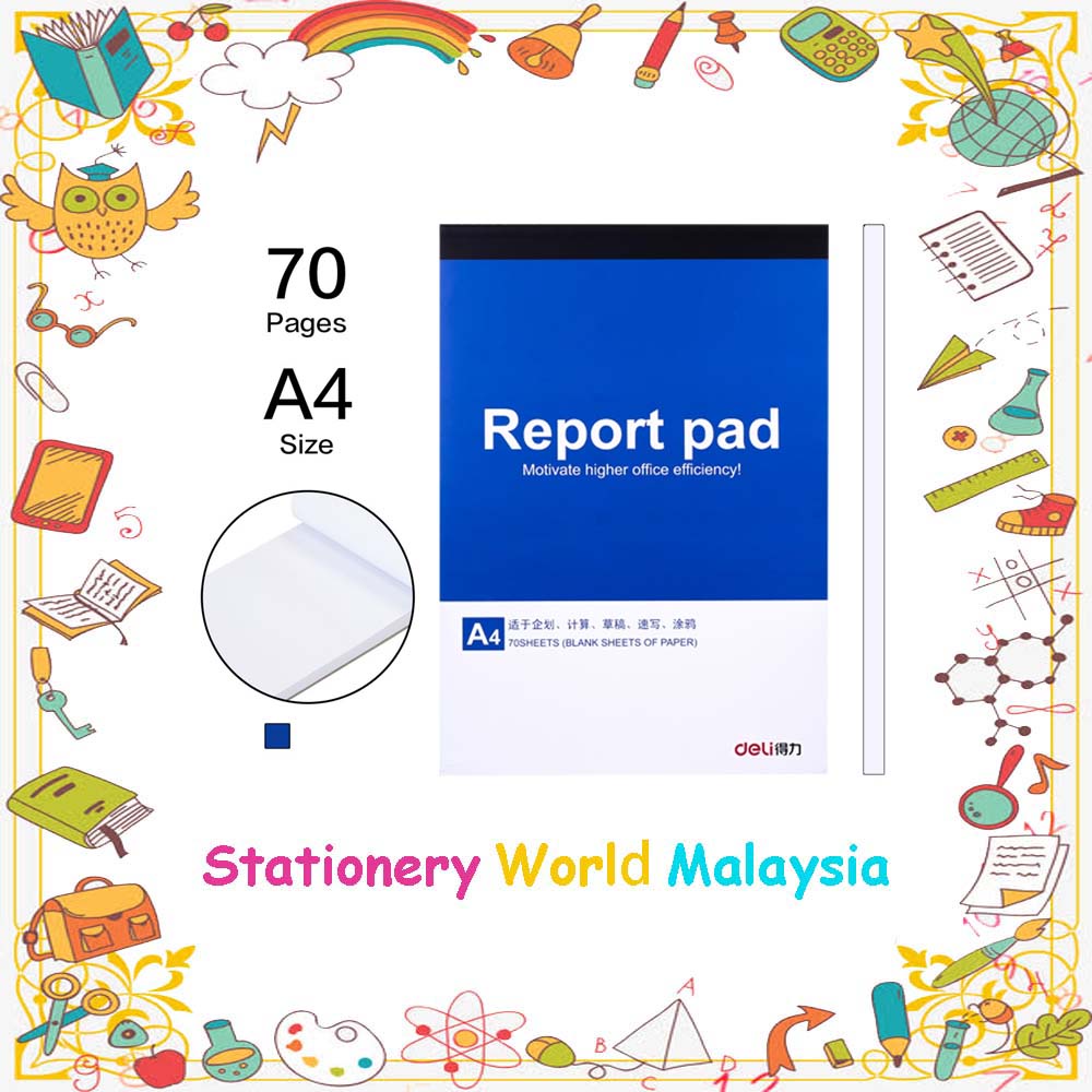 SWM Deli Note Pad Report Pad Size A4 70 Pages Pad Nota Laporan Pad 报告本 ...