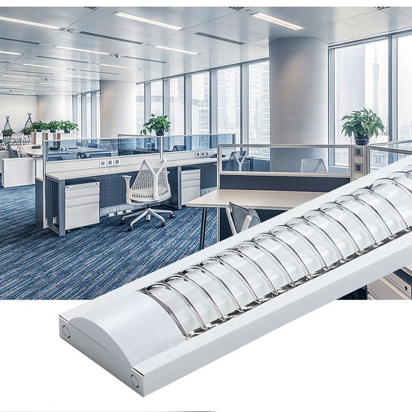 T8 Casing T8 Fitting T8 Batten Louver Mirror / Office T8 Fitting for LED double T8 Tube Uses ...