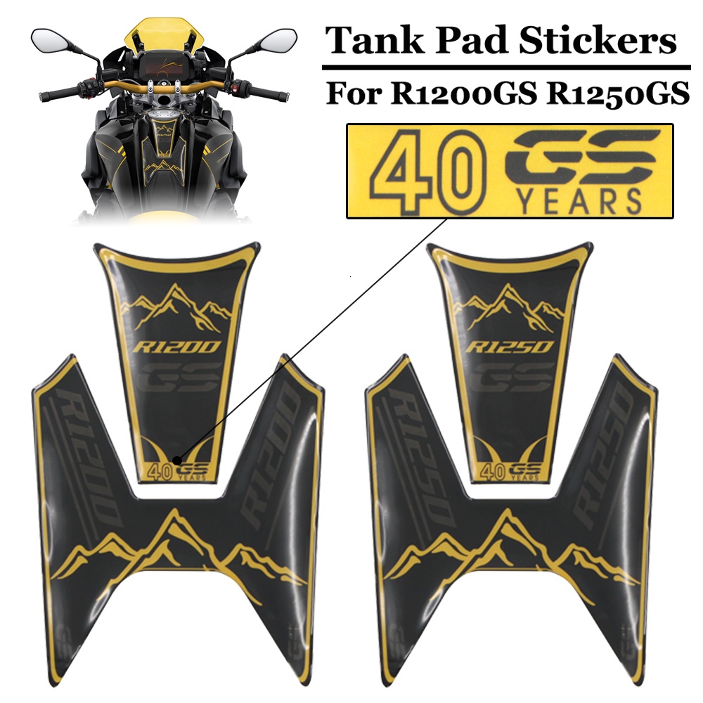 Tank Pad Stickers For BMW R1200GS Rallye R1250GS 2013-2021 Motorcycle ...