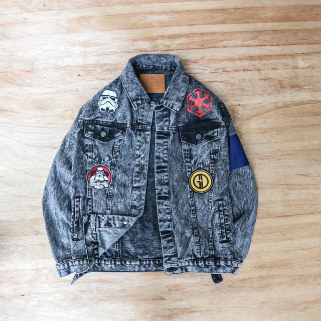 Jeans Jacket Denim Jacket Star Wars Troopers | Shopee Malaysia