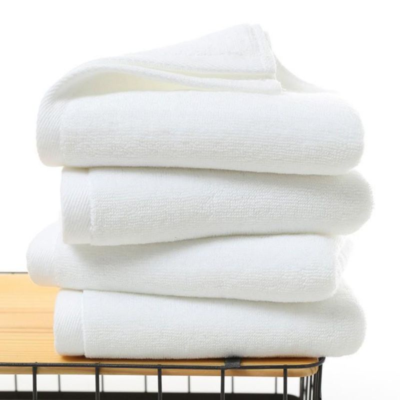 Tuala Muka Putih 100% Cotton White Face Towel Haji Umrah Travel ...