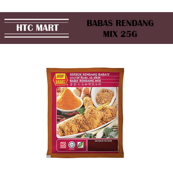 BABAS RENDANG MIX 25G | Shopee Malaysia