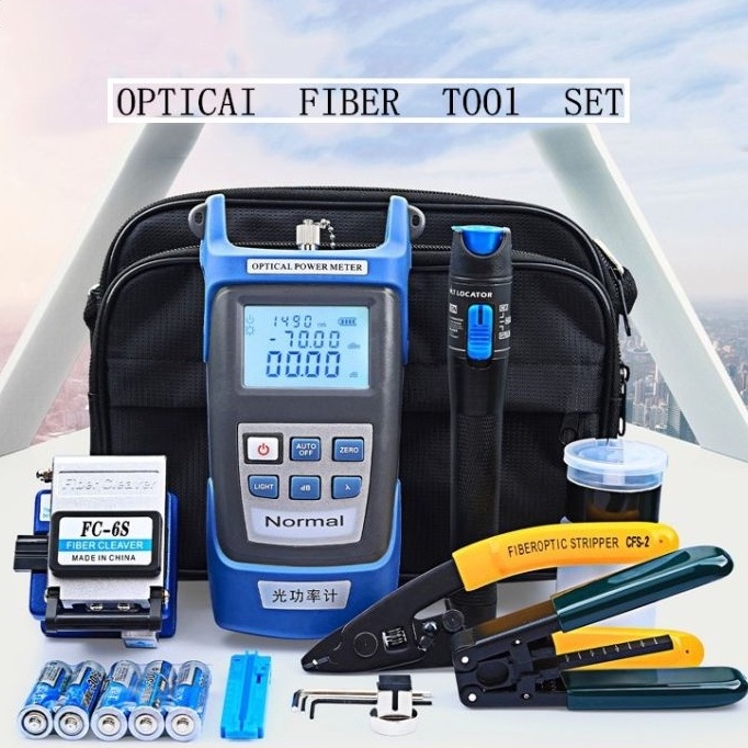 [Ready Stock] Optical fiber tool kit 15 pieces of optical fiber FTTH ...