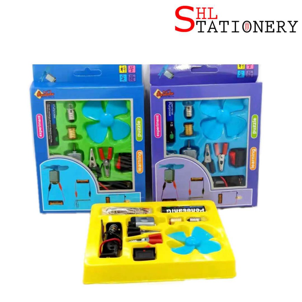 Scientific Experiment Tools Set Kids Student School Light Bulb / Fan ...