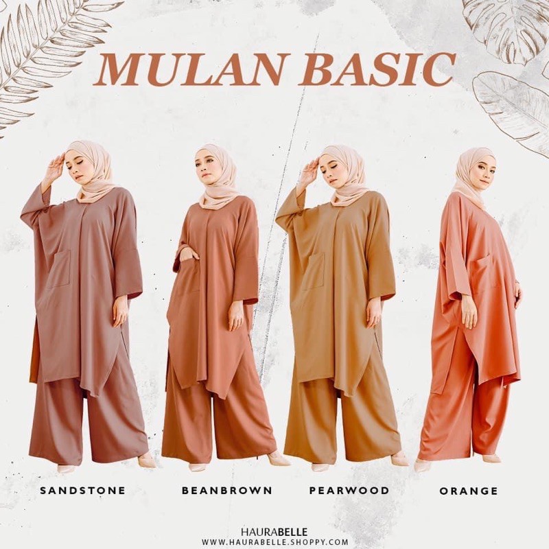 MULAN BASIC BY HAURABELLE | Shopee Malaysia