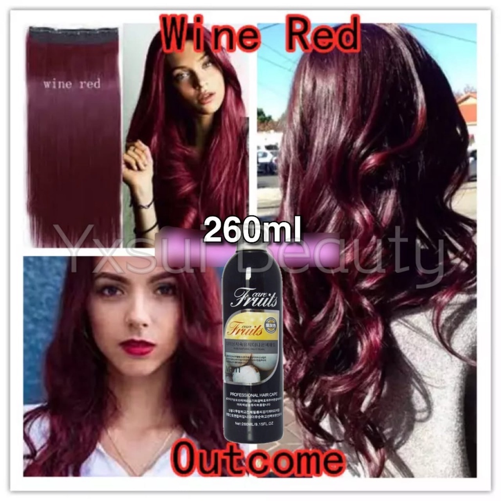 Fruit Frutis Color Hair Mask dye mask护发果泥果酸5D Korea 6D 3D Permanent ...