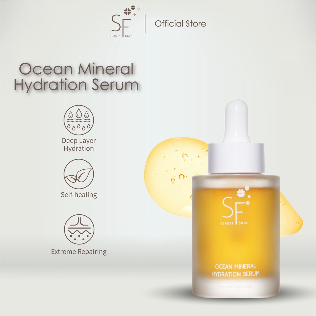 SF Beauty Skin 30ml Ocean Mineral Hydration Serum Facial Serum ...