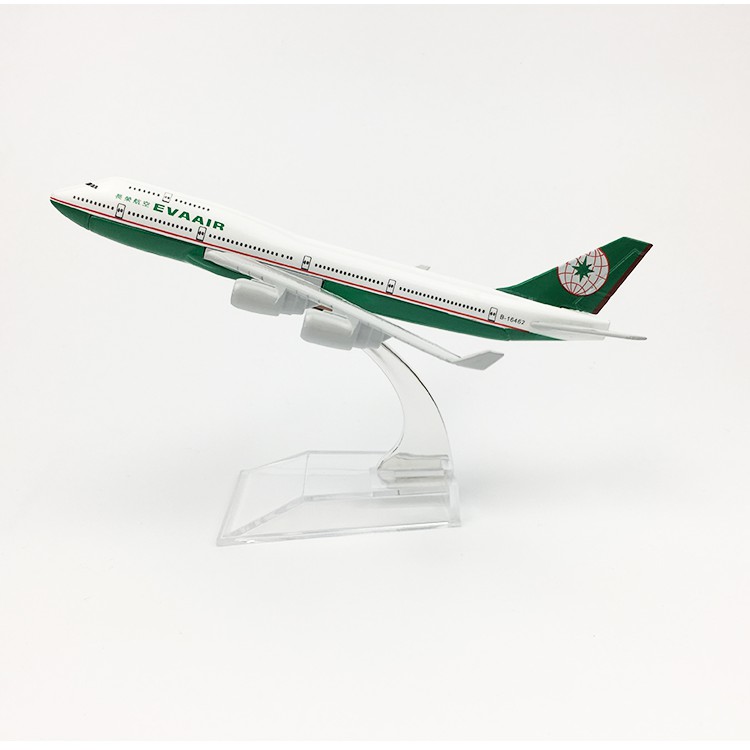 EVA AIRBUS B747 (16 cm) Aircraft Model Made Of Beautiful Steel Fine ...