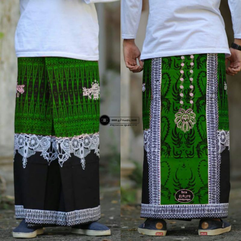 PRIA Adult muslim Men's batik Sarong, Blooming Temple Material, NU ...