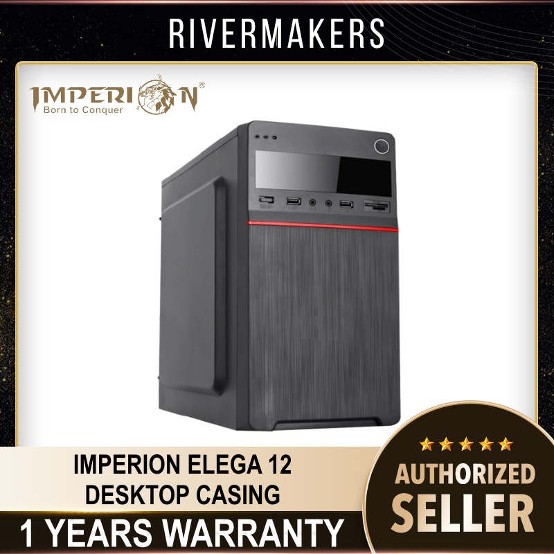 IMPERION ELEGA 12 / ELEGA 17 / ELEGA 18 ATX DESKTOP CASING WITH 500W ...