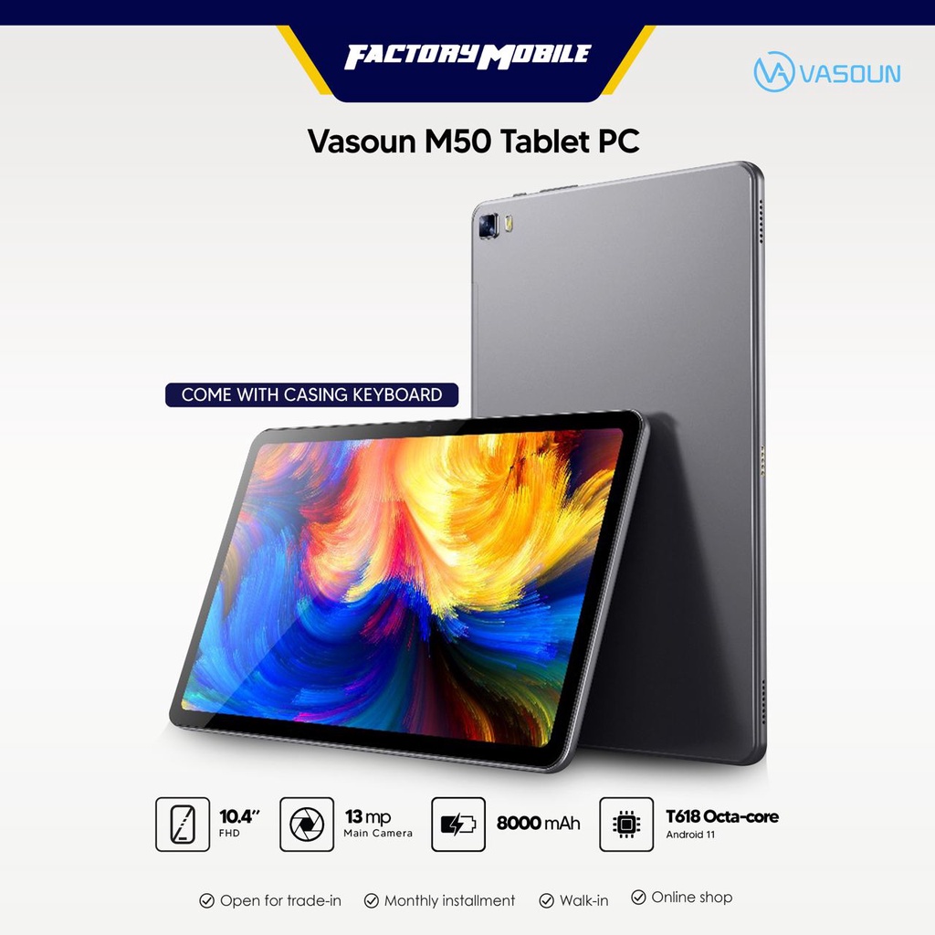 Vasoun M50 Tablet PC | Shopee Malaysia
