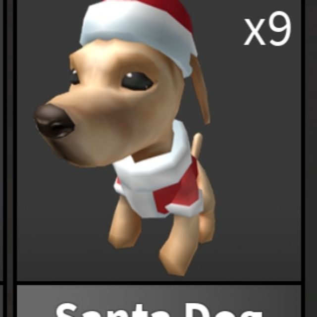 ROBLOX MM2 Santa dog | Shopee Malaysia