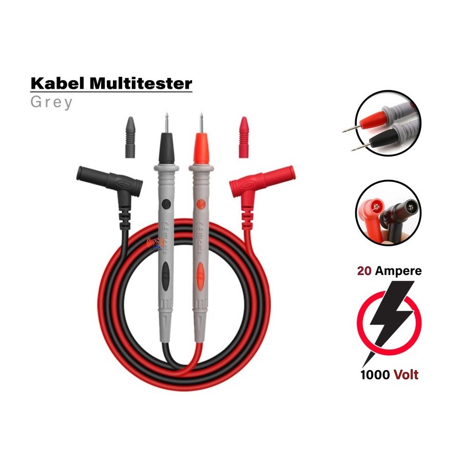 20A MULTIMETER CABLE AVOMETER MULTITESTER/ PROBE MULTI METER TESTER ...