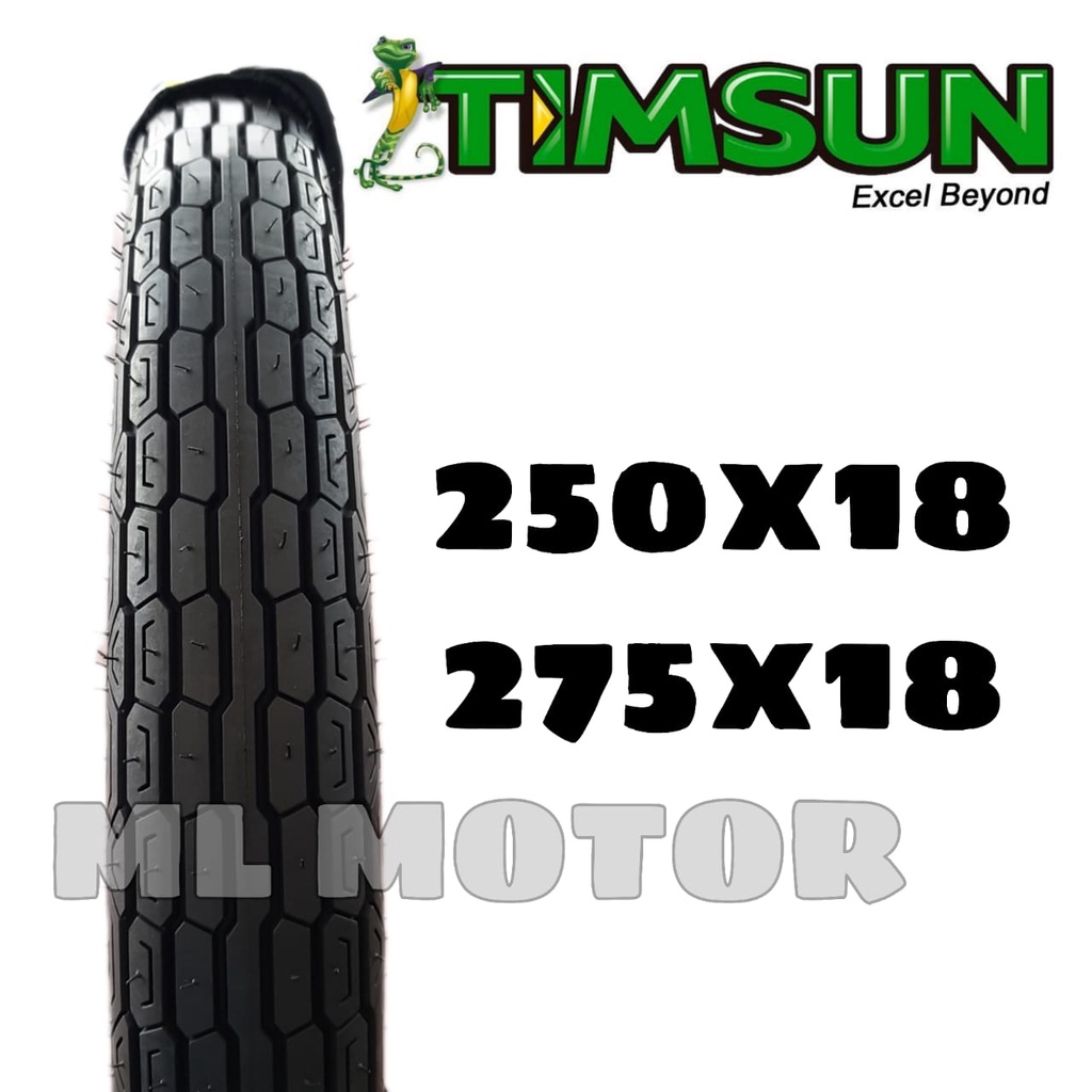 Timsun Tyre / Tube Tayar TS663 250x18 275x18 Original High Quality ...