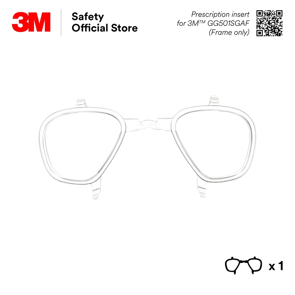 3M™ GG500-PI GoggleGear Prescription Insert for GG501SGAF Safety ...
