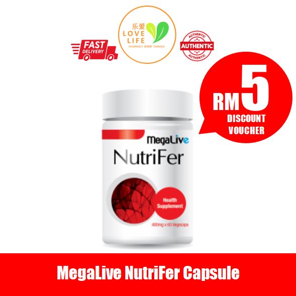MegaLive Nutrifer Vegicaps Capsule Blood Supplement | Shopee Malaysia