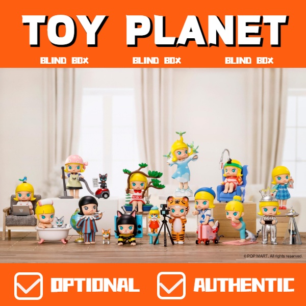 [TOY PLANET] POP MART Popmart ART TOY MOLLY a boring day with molly ...