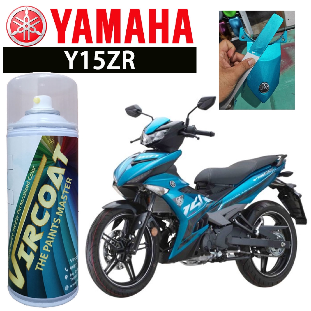[Yamaha Y15ZR Y15 Y5014 Striking Cyan] 2K Cat Motor Aikka Vircoat ...