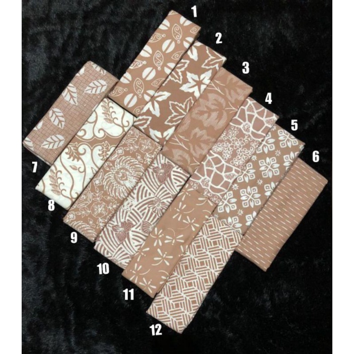 Fine CAP BATIK FABRIC MOCCA COLOR LIGHT BROWN CREAM | Shopee Malaysia