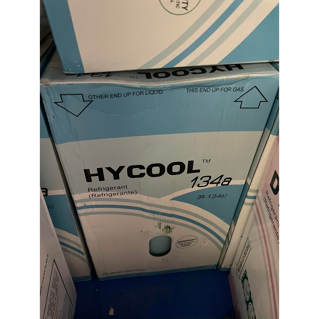 r134a kereta / peti ais gas tong size besar 13.6kg 99.9% pure gas hy ...