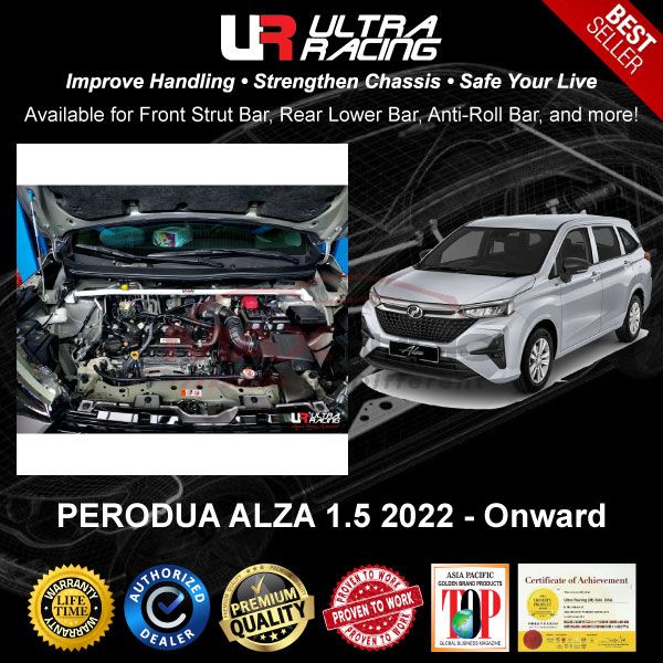 PERODUA ALZA/ VELOZ 2022- 2024 ULTRA RACING Safety Front Rear Strut ...