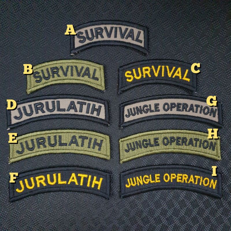 Arm Patch embroidery patches 05 (Ready Stock). | Shopee Malaysia