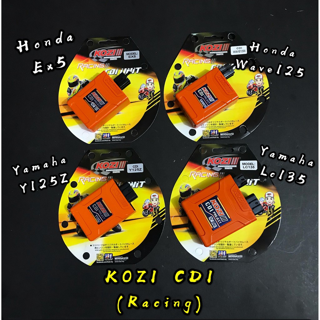 EX5 WAVE100 WAVE125 Y125Z Y125ZR LC135 KOZI Racing Cdi Unit (NO CUT) | Shopee Malaysia