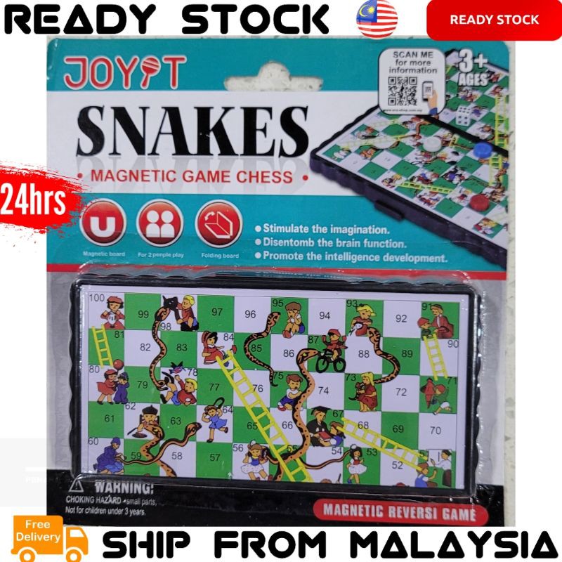 Snakes Magnetic Game Chess Magnet Board Game Snake Ular | Shopee Malaysia