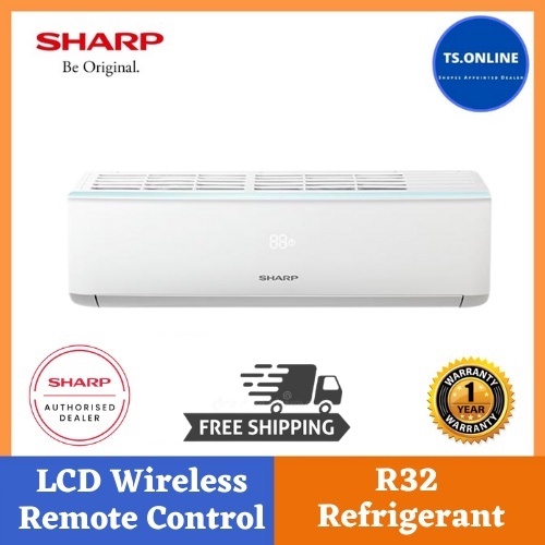 (FREE SHIPPING) Sharp R32 Air Conditioner 1.0HP - 2.5HP (AHA9XCD / AHA12XCD / AHA18XCD ...