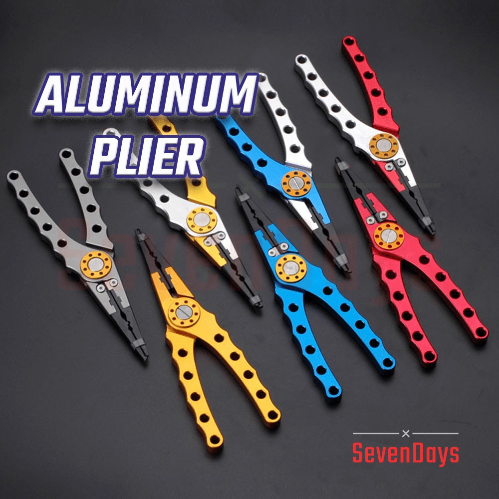 Aluminum Pliers Fishing Multifunction Tool Playar Pancing Line Cutter ...