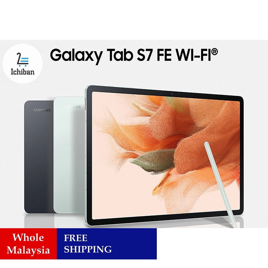 [New Launch] Samsung Galaxy Tab S7 FE (SM-T733) - 4GB+64GB/6GB+128GB - Android Tablet | Shopee ...