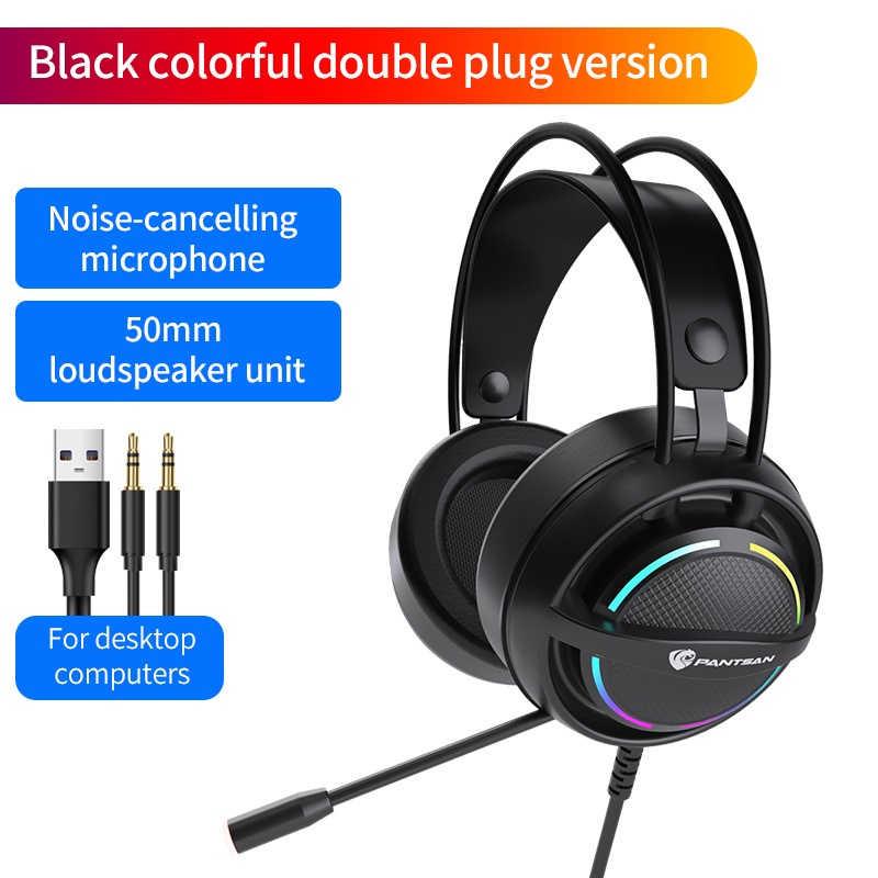 PANTSAN G58 Gamer Headsets Gaming Headset Extra Bass Headphones ...