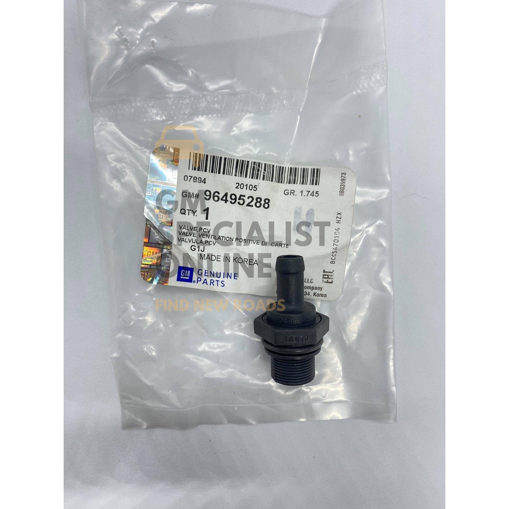 PCV VALVE / VENTILATION VALVE > 96495288 > OPTRA 1.6 / OPTRA 1.8 ...