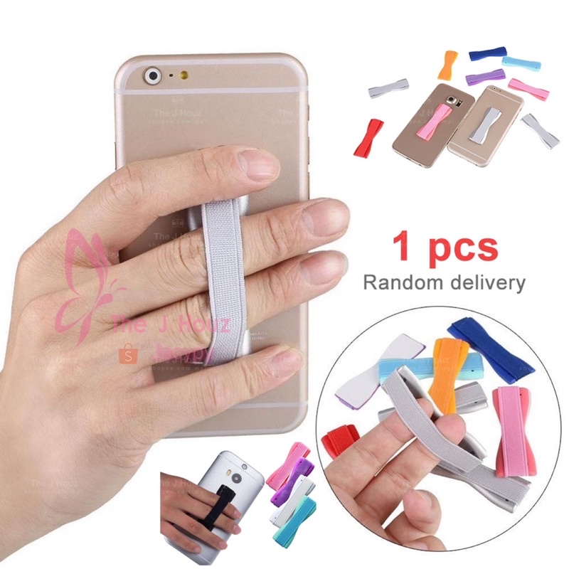 Universal Finger Grip Strap Elastic Smart Phone Holder Ring Band Anti ...