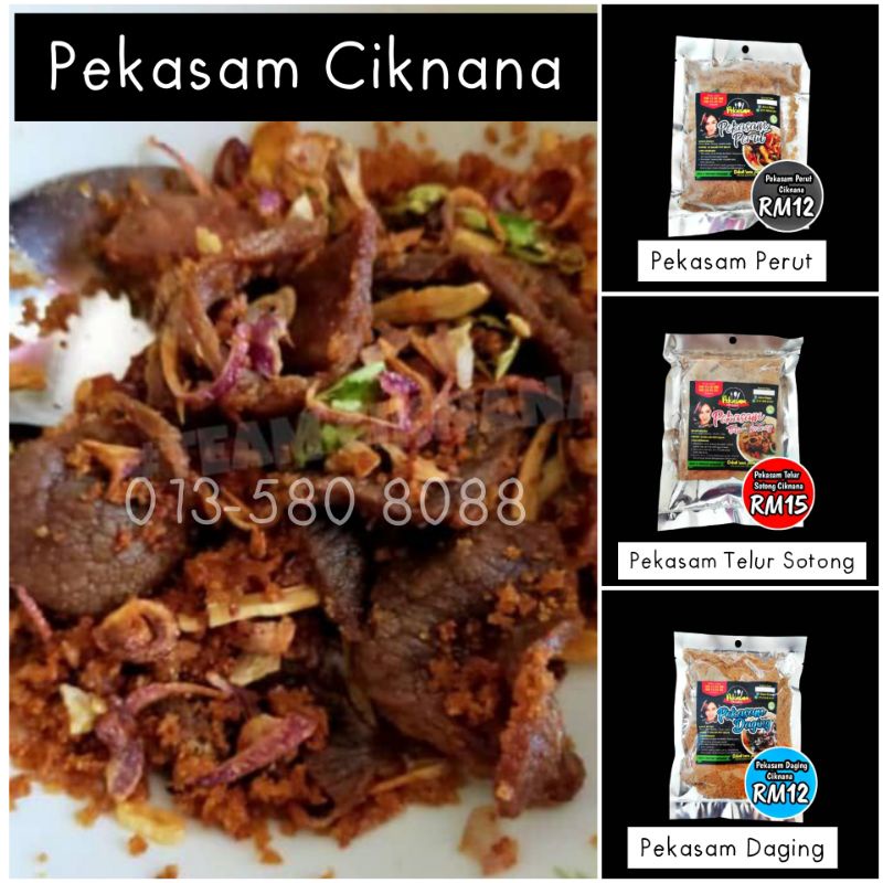 With FREE 🎁Pekasam Perut/Daging/telur sotong CikNana BERBALOI 250gram ...