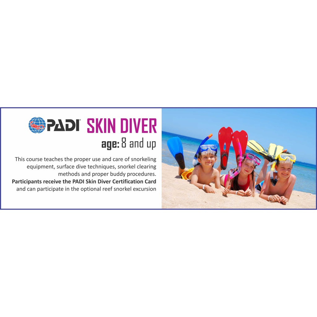 PADI Skin Diver ( Snorkeling ) | Shopee Malaysia